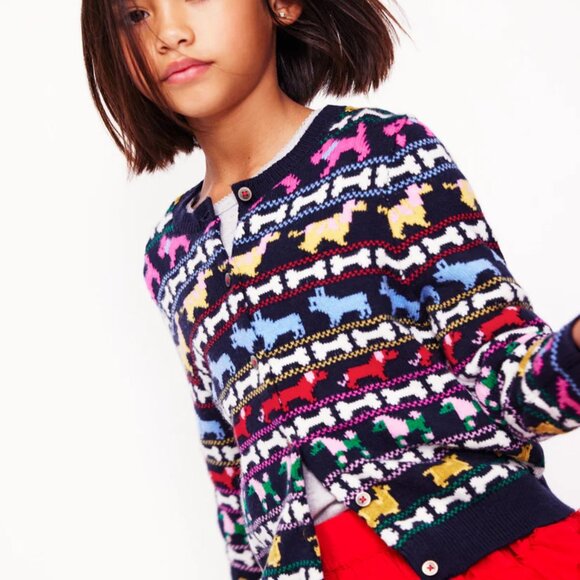 Mini Boden | Jackets & Coats | Nwt Mini Boden Edie Fair Isle Cardigan | Poshmark